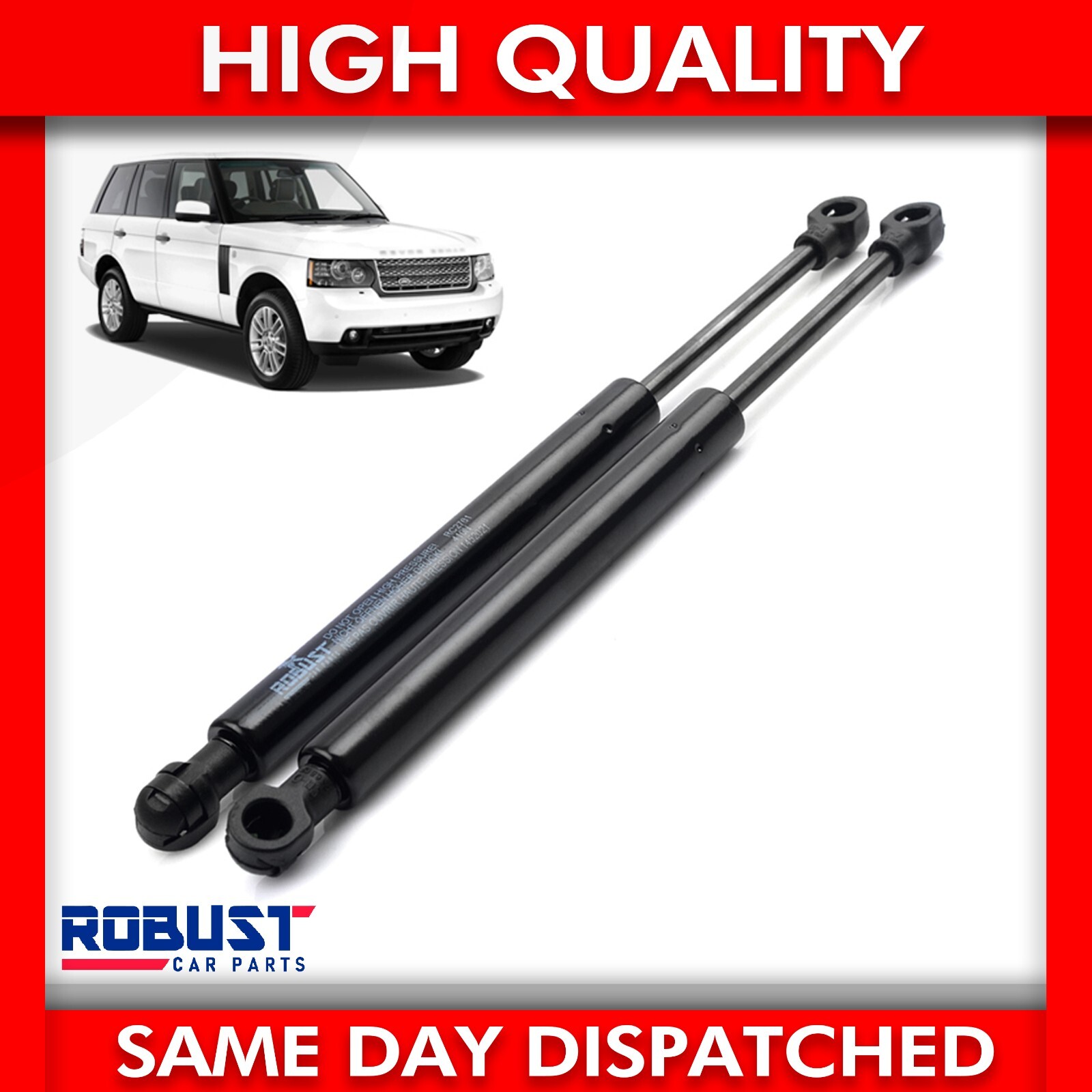 2X FOR LAND ROVER RANGE ROVER L322 FRONT BONNET HOOD GAS STRUTS ...