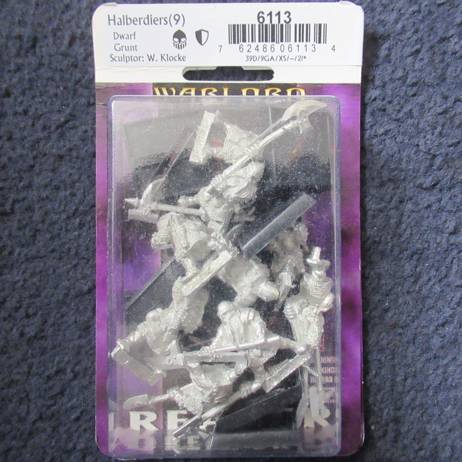 Reaper Warlord 06113 Dwarf Halberdiers x9 Army Fighter Soldier Warrior ...