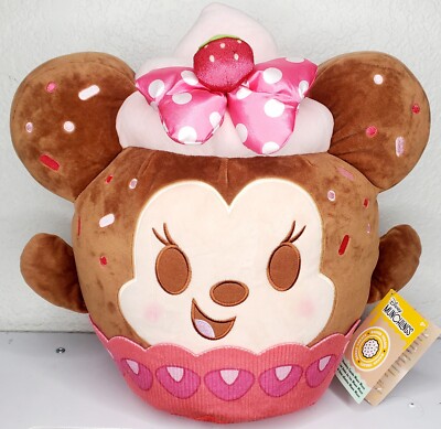 Disney Minnie Mouse Strawberry Cupcake Munchlings Scented Plush Baked ...
