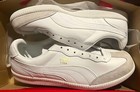 Puma Liga Leather Men's Shoes White/White Leather Classic Shoe Sneakers ...