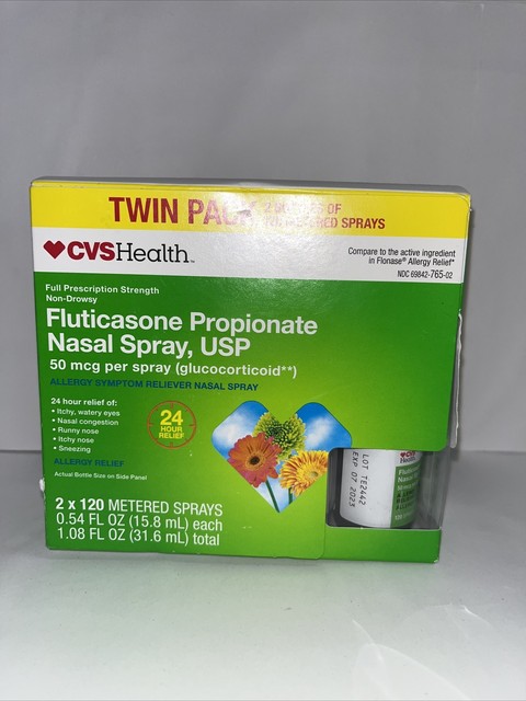CVS 6- TWINPACKS Fluticasone Propionate Nasal Spray Exp3/2023 for sale ...