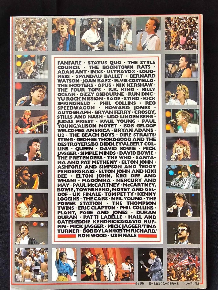 1st Edition Live Aid World Wide Concert book 9780881010244 | eBay