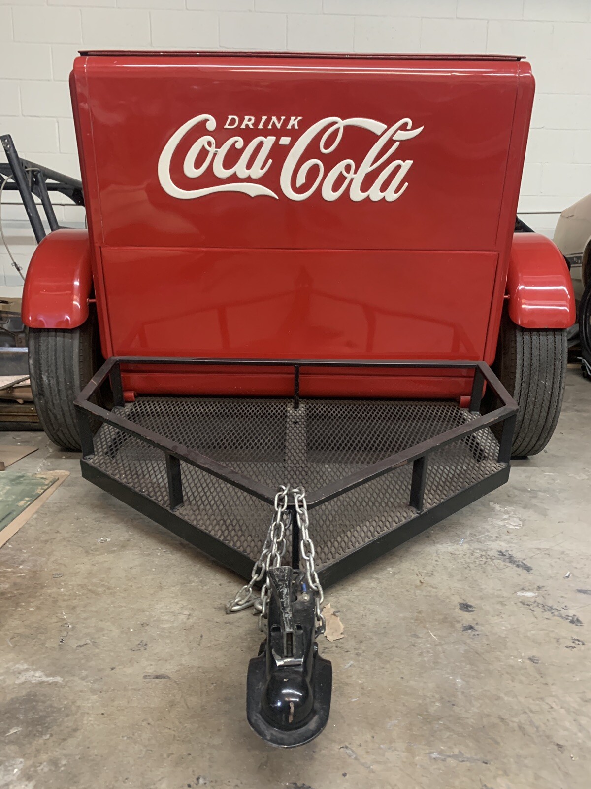 Vintage Coca Cola Trailer Cooler w/ Hitch | eBay