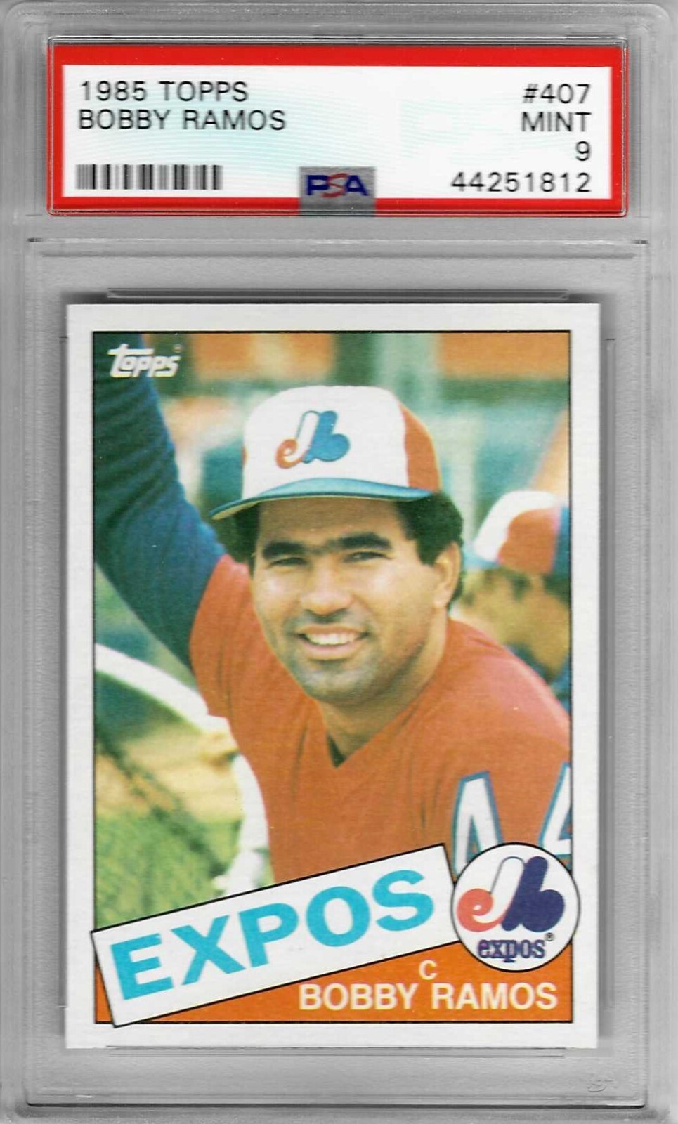 1985 Topps #407 - Bobby RAMOS - PSA 9+++ Expos | eBay
