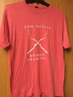 Sam Heilig - “Broken Branches” - Red Shirt - XL - Tultex | eBay
