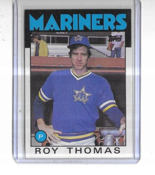 1986 Topps #626 Roy Thomas Seattle Mariners | eBay