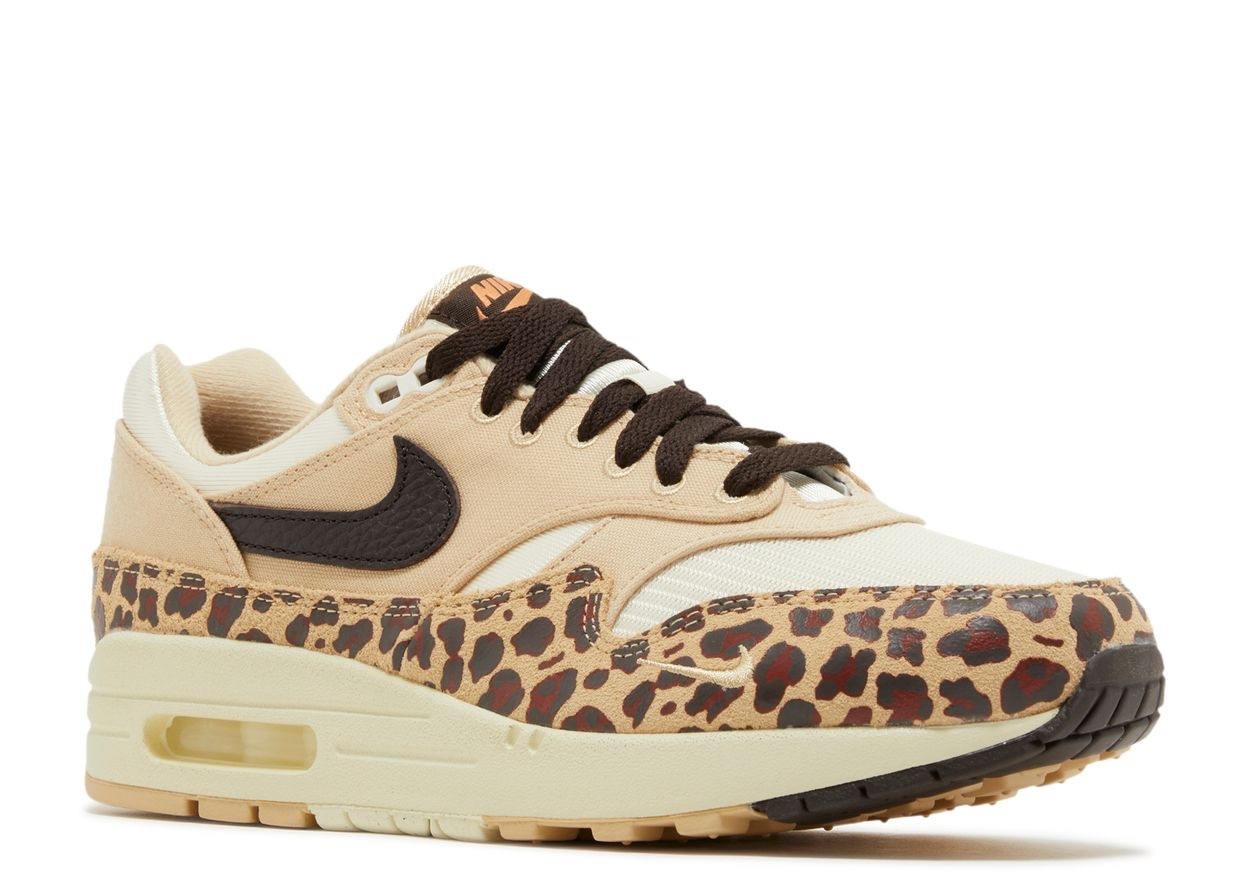 Nike Air Max One Leopard Sneakers Retro Running Trainers Shoes Women ...