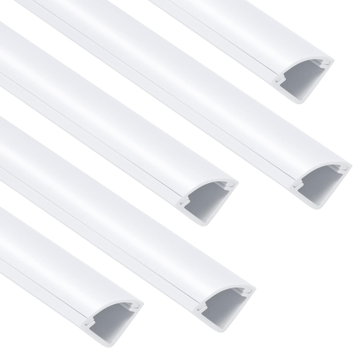 85In Corner Cable Concealer Paintable Cord Hider Raceway for Wall Floor ...