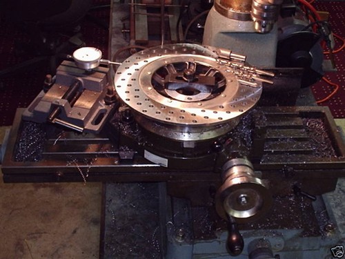 Motorcycle Brake Disc Rotor Drilling Service 72 Hole
