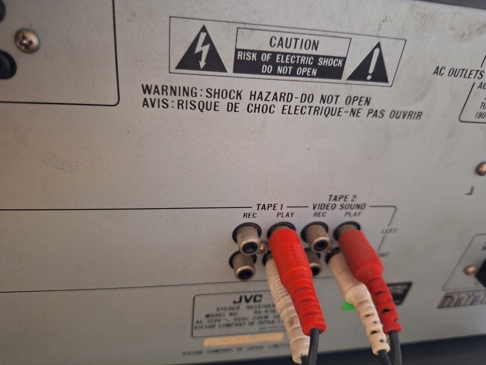 JVC RX-R76 Computer Controlled Receiver+D-W75 Stereo Double Cassette ...