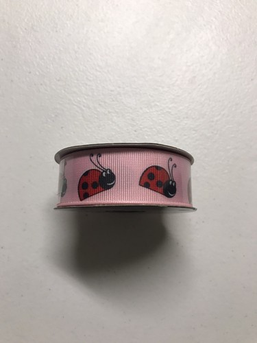 Ladybug Ribbon Pink 15ft Pink And Red -C | eBay