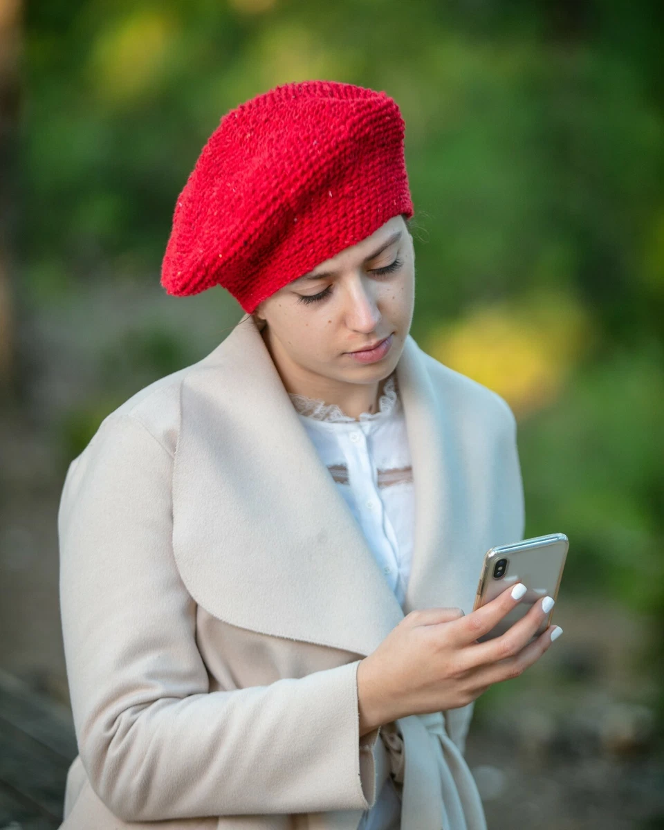 Red French Beret