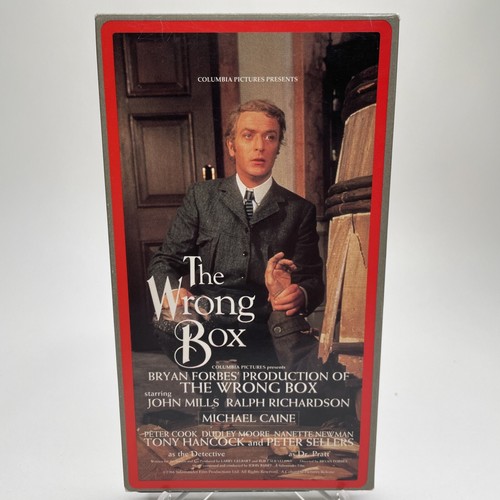 The Wrong Box Crime Comedy VHS 1966 Michael Caine John Mills! 43396604162| eBay