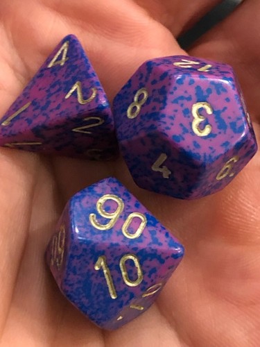 CHX 25327 Chessex Speckled Lathyrus rpg d&d d10s & d4 replacement dice ...