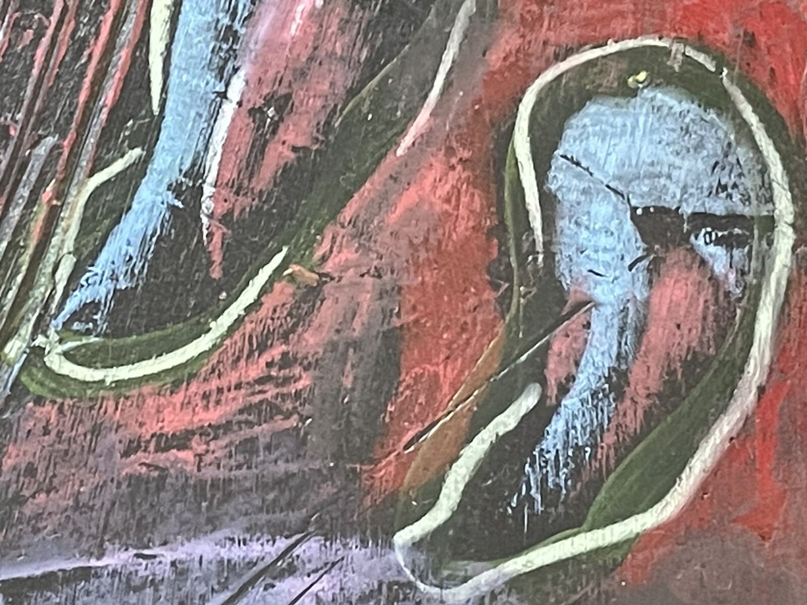 Shawna Leach, Original Framed Painting Titled: “The Windowsill ...