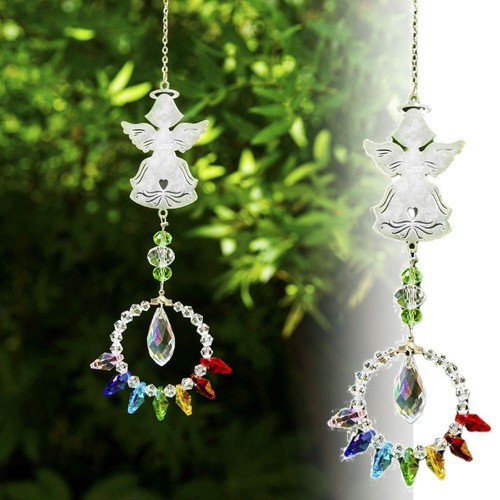 Sunlight Refraction Crystal Sun Catchers Angel Drop Ornament Home ...