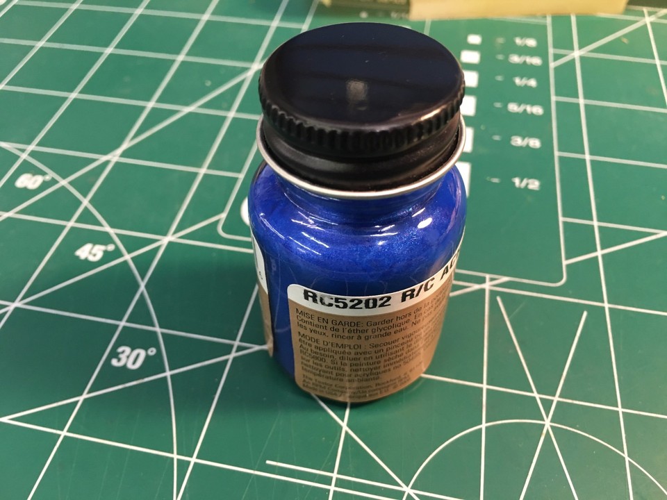 Pactra RC5202 Pearl Blue 1 oz Acrylic Racing Finish Polycarbonate Lexan ...