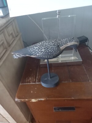 AWESOME FOLK ART VIRGINIA DECOY Grayson chesser shorebird | eBay