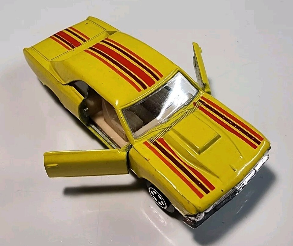 Vintage Yatming #1074 Yellow 66 Chevy Malibu Street Rat 1/64 Diecast ...