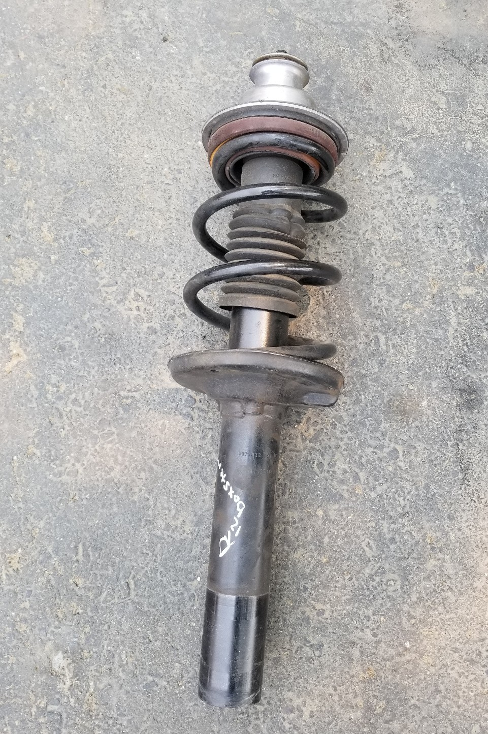 12 Boxster RWD Porsche 987 R REAR SHOCK SPRING 98733305116 STRUT 09-12 ...