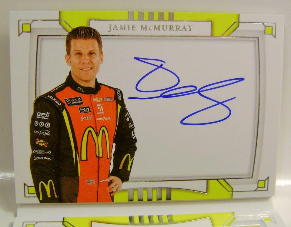 JAMIE MCMURRAY /25 AUTO FIRESUIT BOOKLET NASCAR PANINI NATIONAL ...