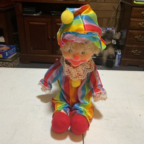Vintage Circus Clown Doll Plush Boy 1986 | eBay