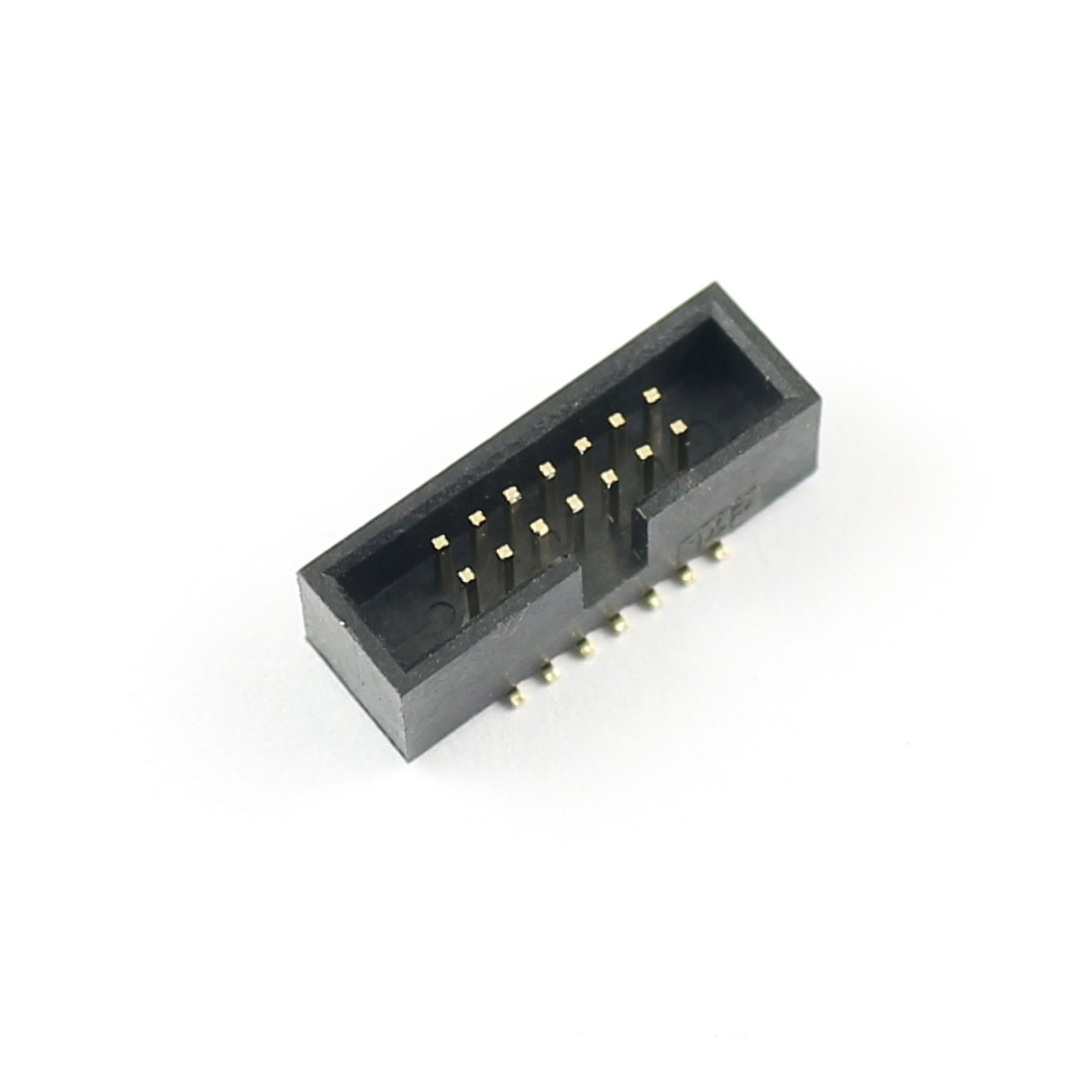 50Pcs 1.27mm Pitch 2x7 Pin 14 Pin SMT SMD Male Shrouded Box Header IDC ...