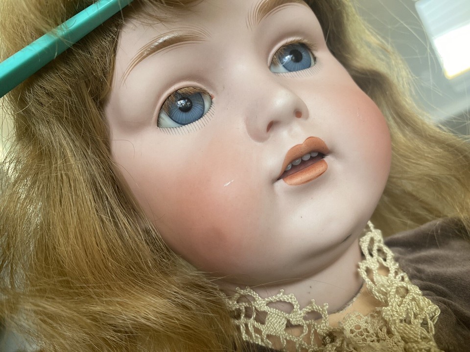ANTIQUE Germany Bisque Head 214 Doll by JDK KESTNER 27” | eBay
