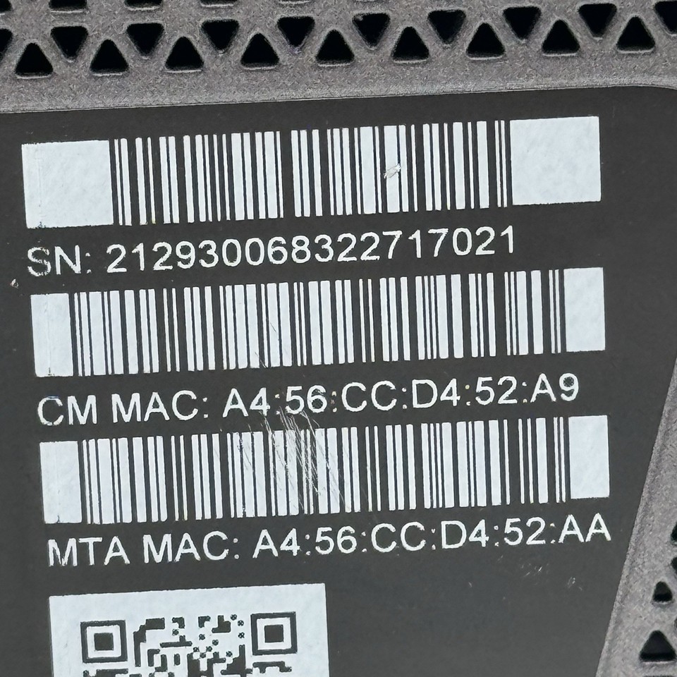Cox Panoramic Cable Modem WIFI Gateway Modem &Router CGM414X With Power ...