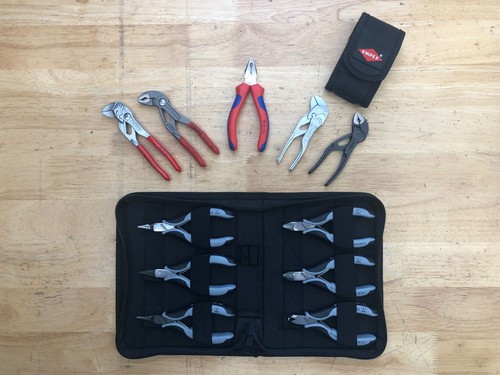 knipex tools used lot-002017, 0805110, mini cobra pliers wrench set ...
