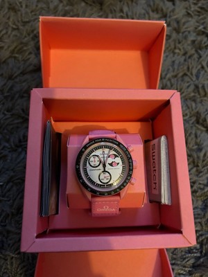 OMEGA x Swatch Mission to the Pink Moon Phase | eBay