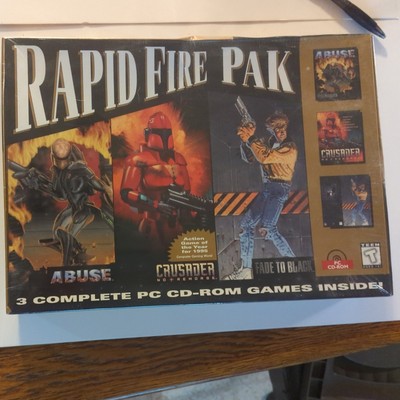 Rapid Fire Pak: Abuse, Crusader No Remorse, Fade to Black PC Big Box ...