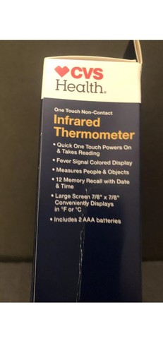 CVS Infrared Contact Thermometer New Original Box $49.99 *great Deal ...