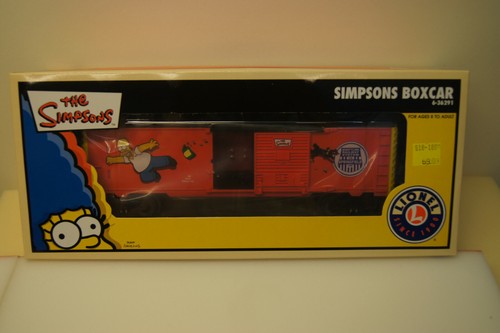 Lionel Simpsons Boxcar 6-36291 New in Box | eBay