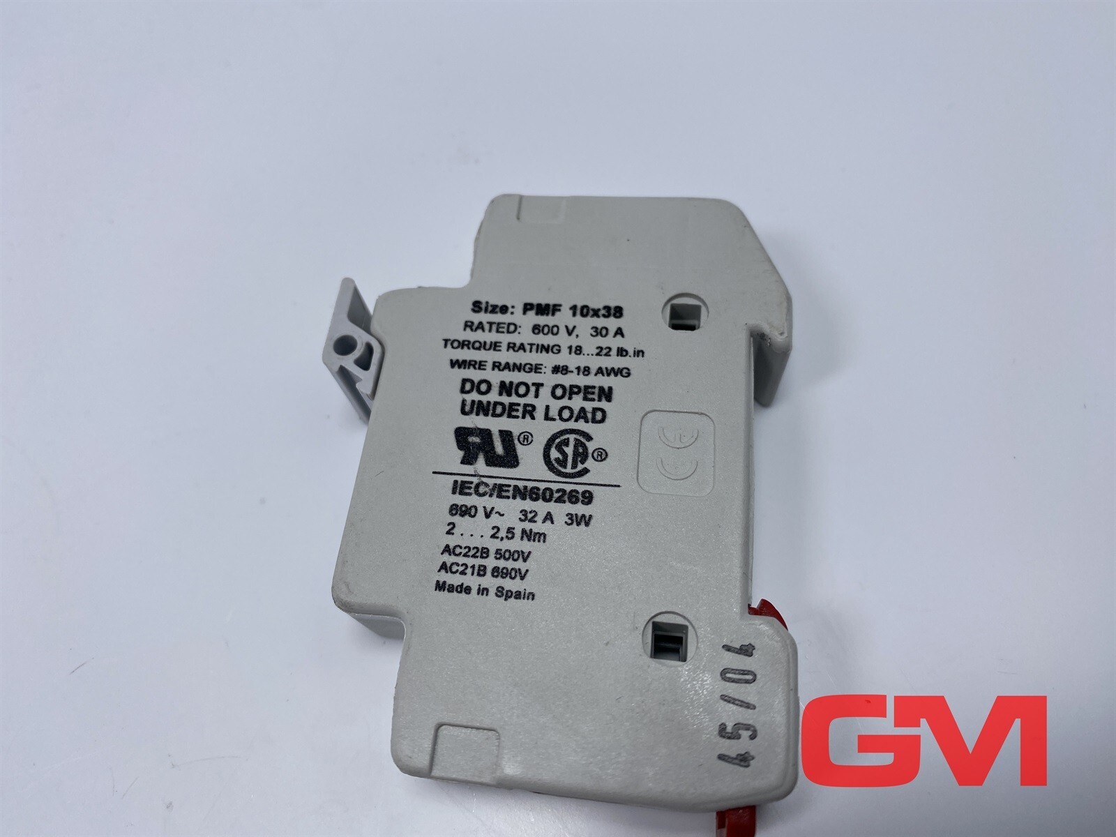 DF Electric Sicherungshalter PMF 10x38 fuse holder 32A 690V 480032 DIN ...