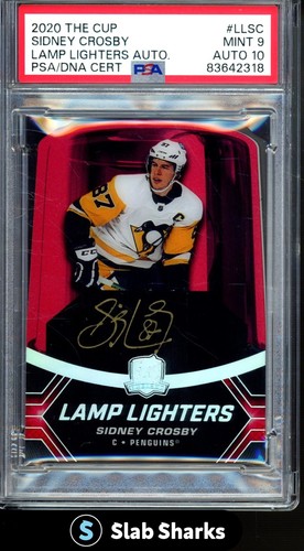 2020 UPPER DECK THE CUP SIDNEY CROSBY LAMP LIGHTERS AUTO #LL-SC PSA 9 AUTO 10 | eBay