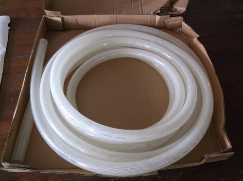 NEW Tygothane 1-1/2" Clear Polyurethane Braided Tubing 50 ft OD 2 ...