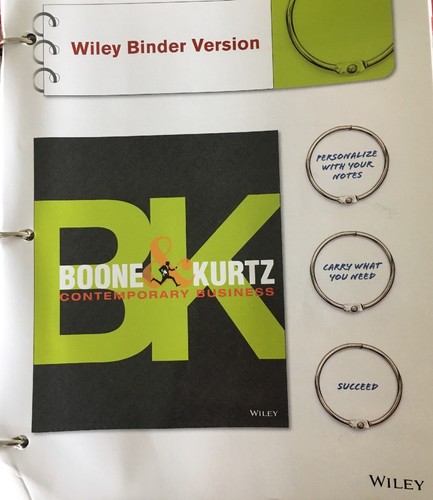 Contemporary Business by David L. Kurtz and Louis E. Boone 2014, with ...