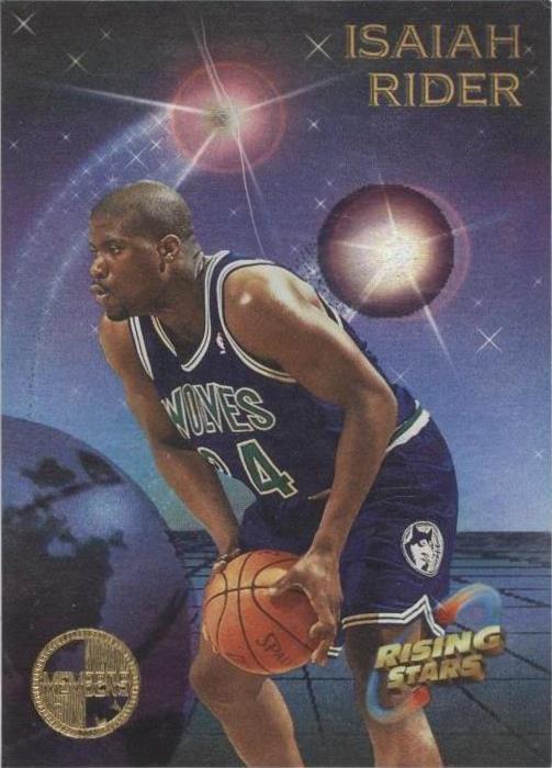 1994-95 Topps Stadium Club - Rising Stars Isaiah Rider #8 Members Only ...