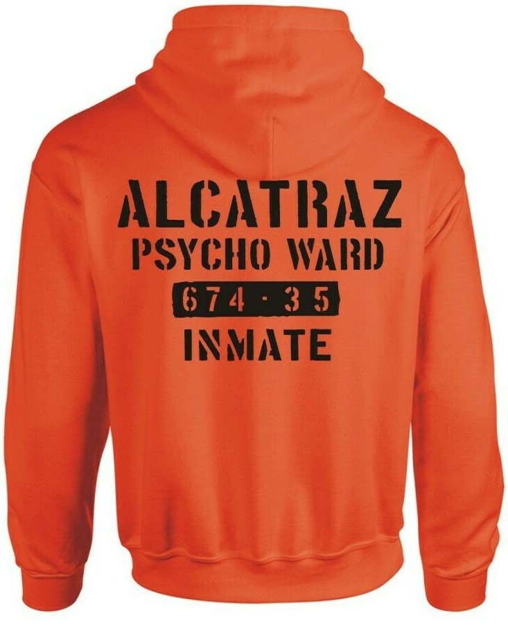 PRISONER "ALCATRAZ PSYCHO WARD" HOODIE | eBay.de