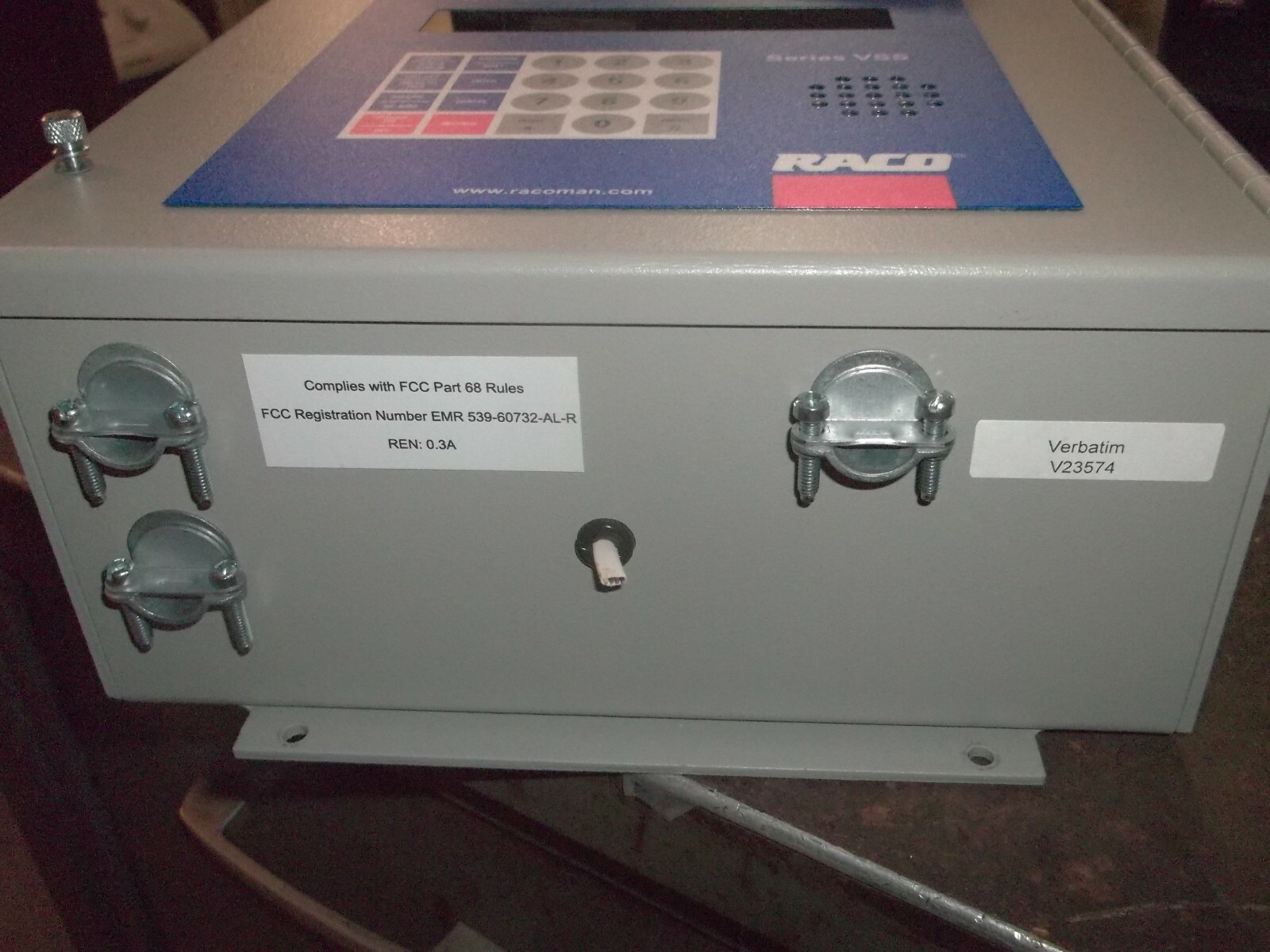 RACO VSS REMOTE ALARM DIALING MONITOR SOLID STATE MESSAGE RECORDING (W1 ...