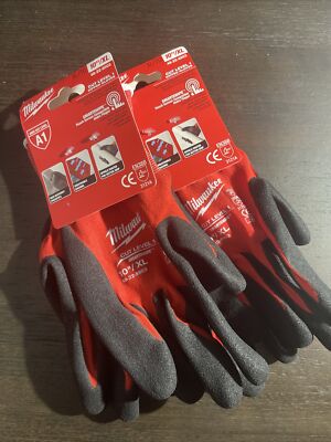 Milwaukee 48-22-8903 Cut Level 1 Dipped Gloves - 10” X Large - 2 Pair ...