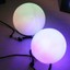LED Poi balls Pair - flow arts - Beginners - 6 modes, rave, light ...