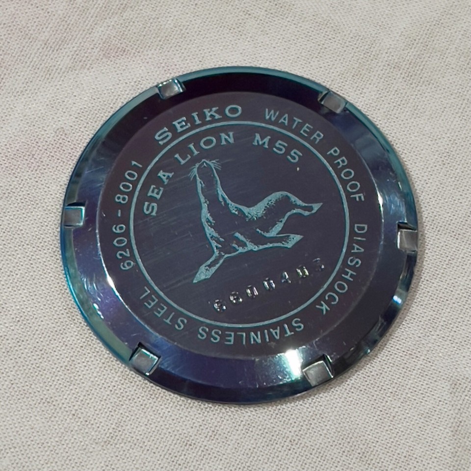 NOS CASE BACK SEIKO 66 6201 6205 6206 6220 J13062 14094 SEA LION M44 ...
