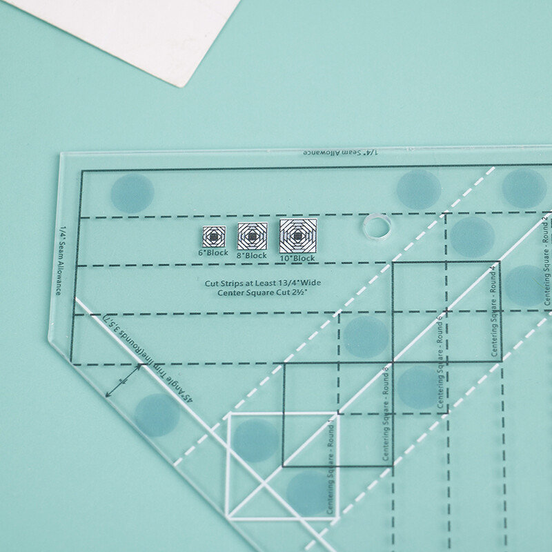 Sewing Tailor Ruler Patchwork Ruler Acrylic Template Measure Tailor Ru ...