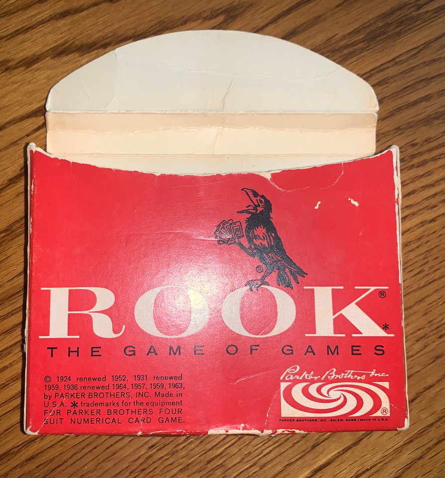 Vintage Parker Brothers ROOK Card Game Complete Original Box (no manual ...