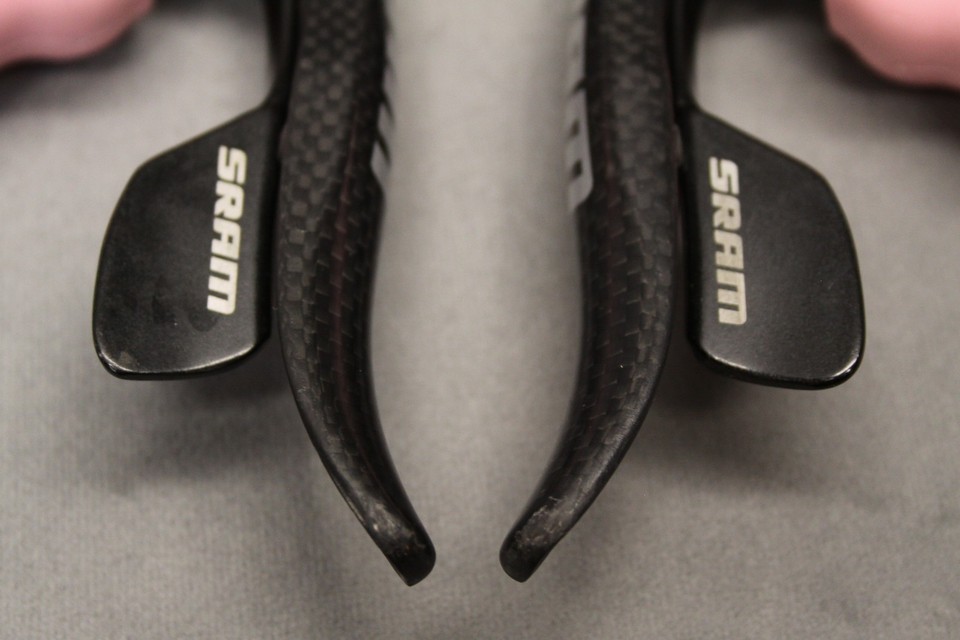 SRAM Rival 2x10 Speed DoubleTap Road Shifters Set Carbon Brake Levers ...