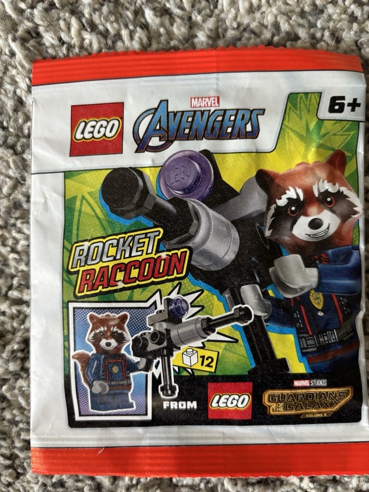 Lego Marvel Rocket minifigure Sealed | eBay
