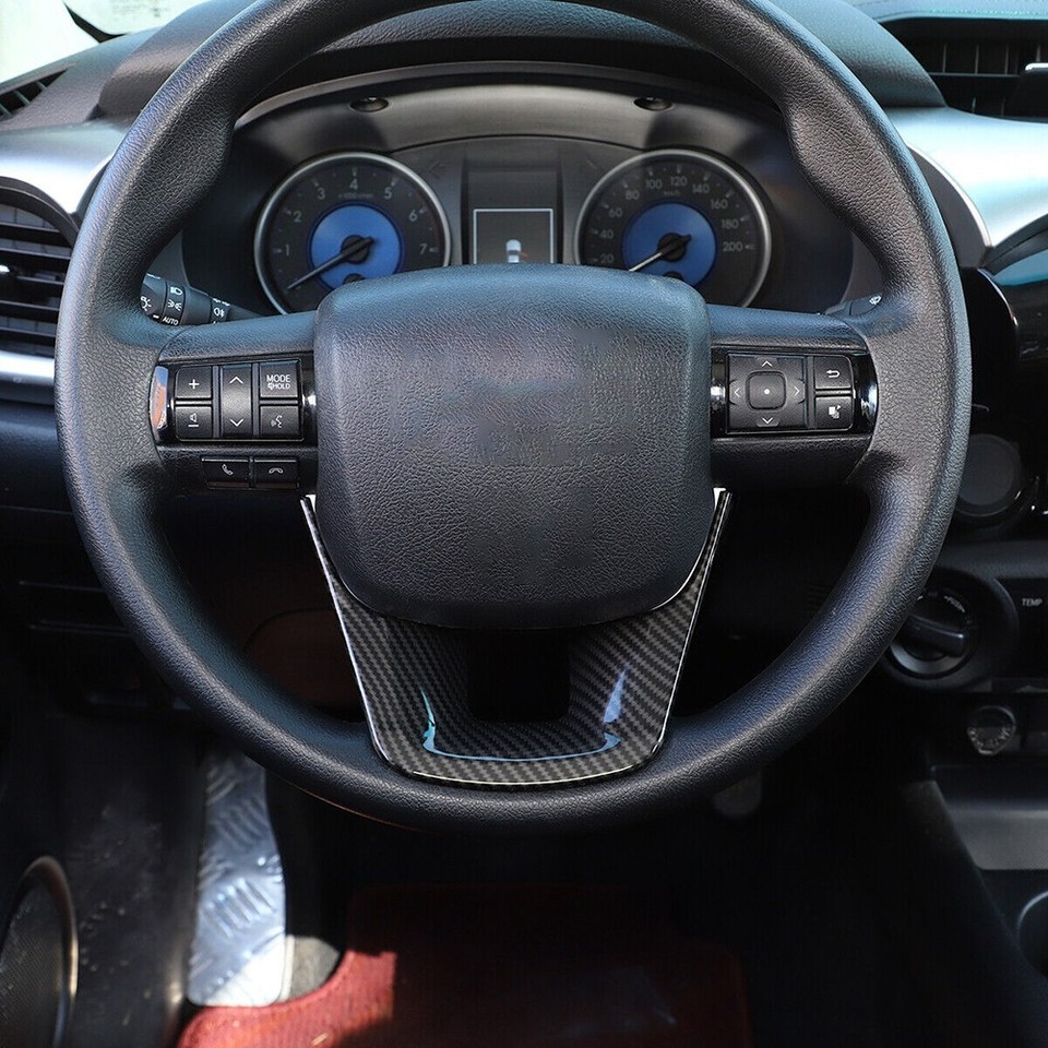 Transparent ABS Steering Wheel Cover Trim for Toyota For FORTUNER 2016 ...