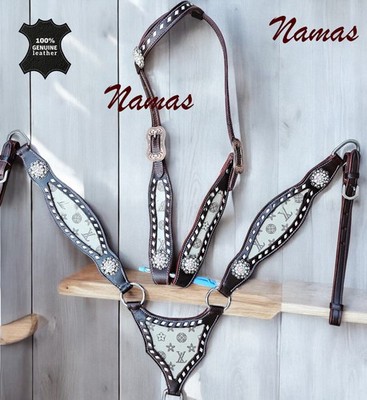 Beautifull Western Leather Tack Set | Cream Gladiator Tack Set For ...